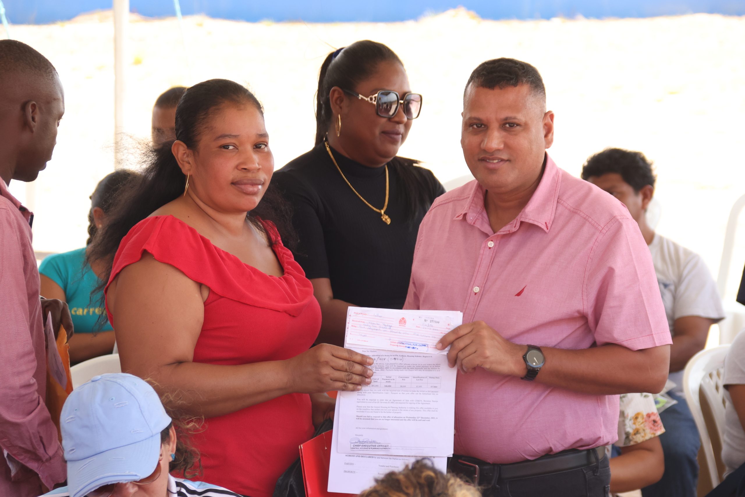 First 150 Allottees of Tract 'CHPA', Reg. 9 Receive Agreements of Sale ...